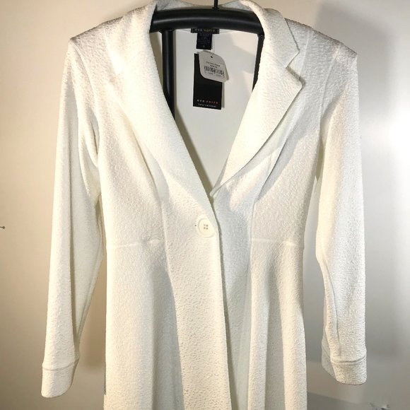 eva varro | Jackets & Coats | Eva Varro Cream Blazer | Poshmark